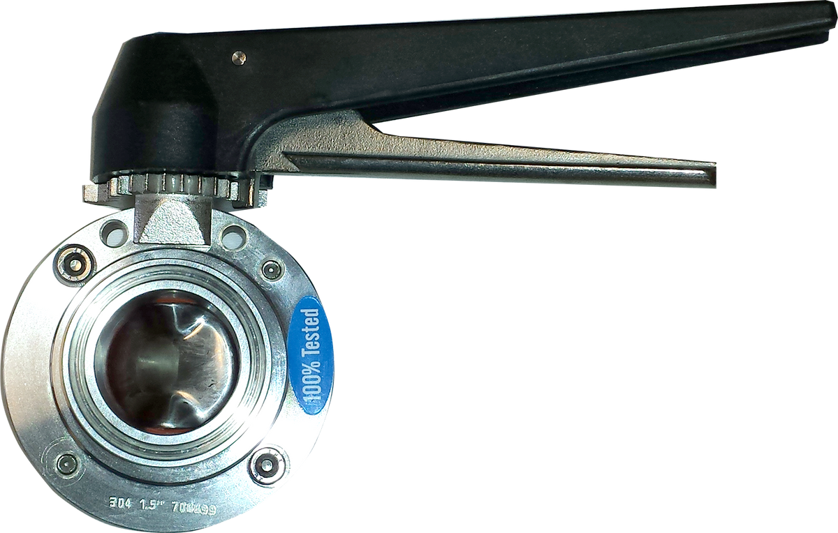 BV1 - Butterfly Valve 1.5 In. — Wine & Beer Supply