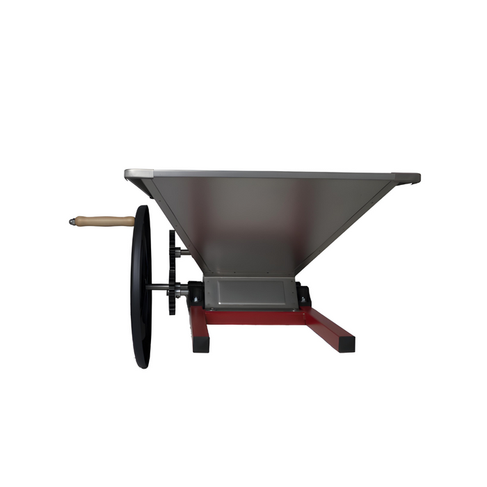 Grifo Large Hand Powered Fruit Crusher with Stainless Steel Hopper, Mo
