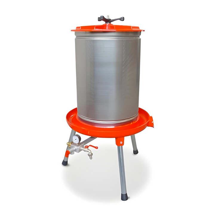Zambelli Water Press (Bladder) With Aluminum Cage And Painted Metal Ba
