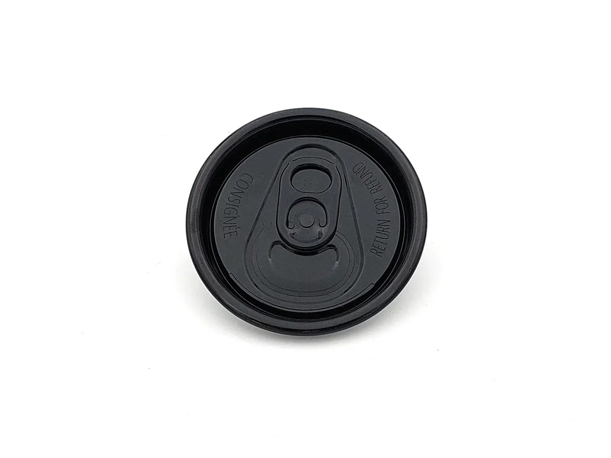 202 LOE Can Ends - Black Finish Beer Can Lids, 480 Per Sleeve — Wine ...